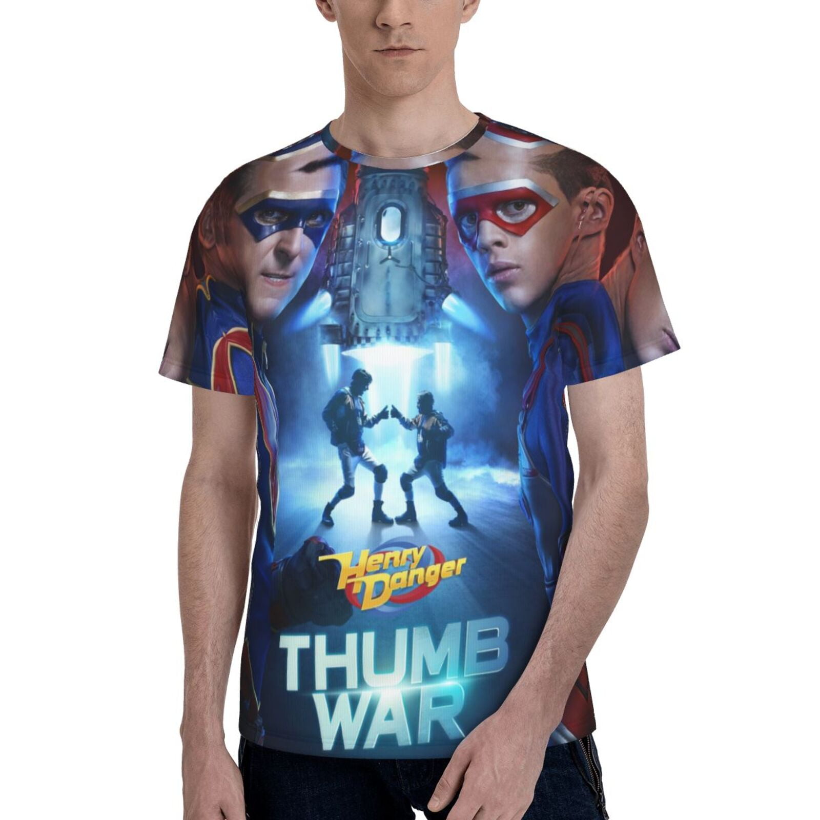 Henry Danger Mens 3d Graphic Print Shirts Casual Short Sleeve Tee Shirts - Walmart.com