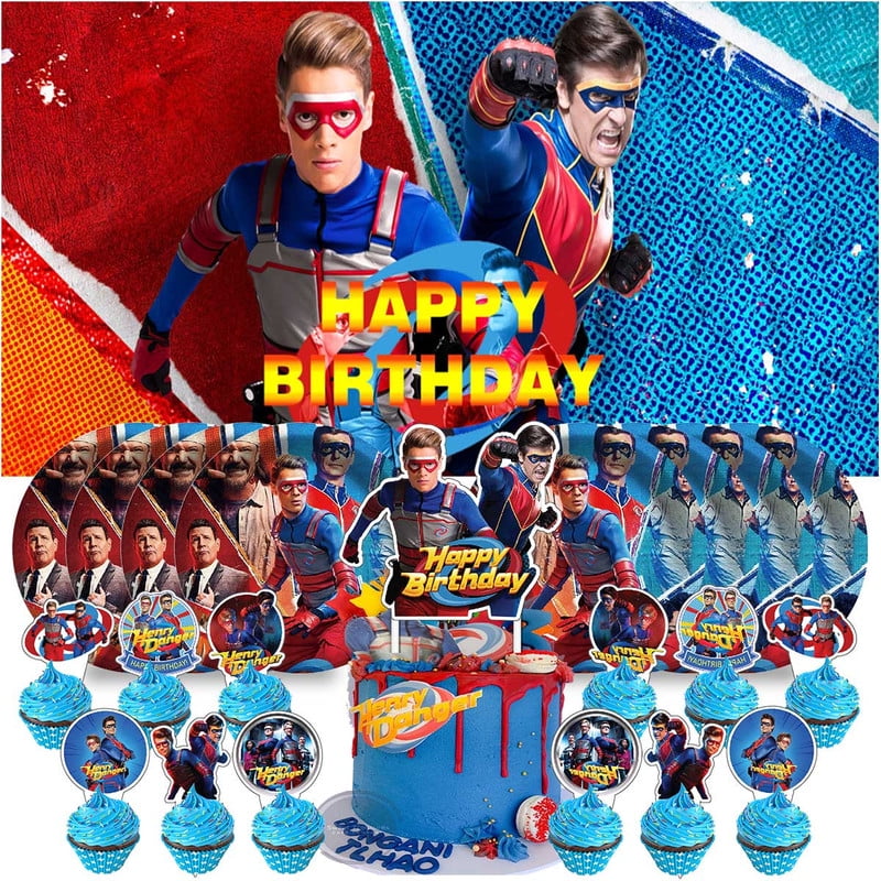 Henry Danger Party Supplies Decor Decorations Plates Background Cake ...