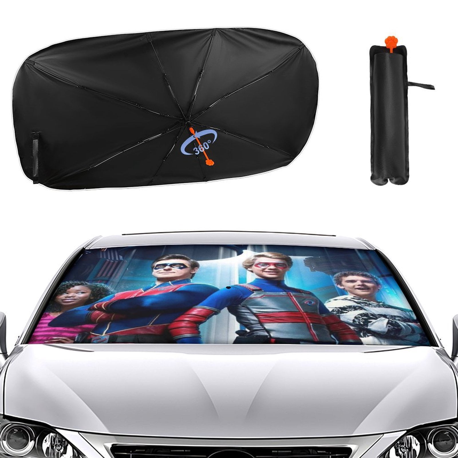 Henry Danger Poster Car Sunshade Umbrella For Car SUV Trucks Front ...