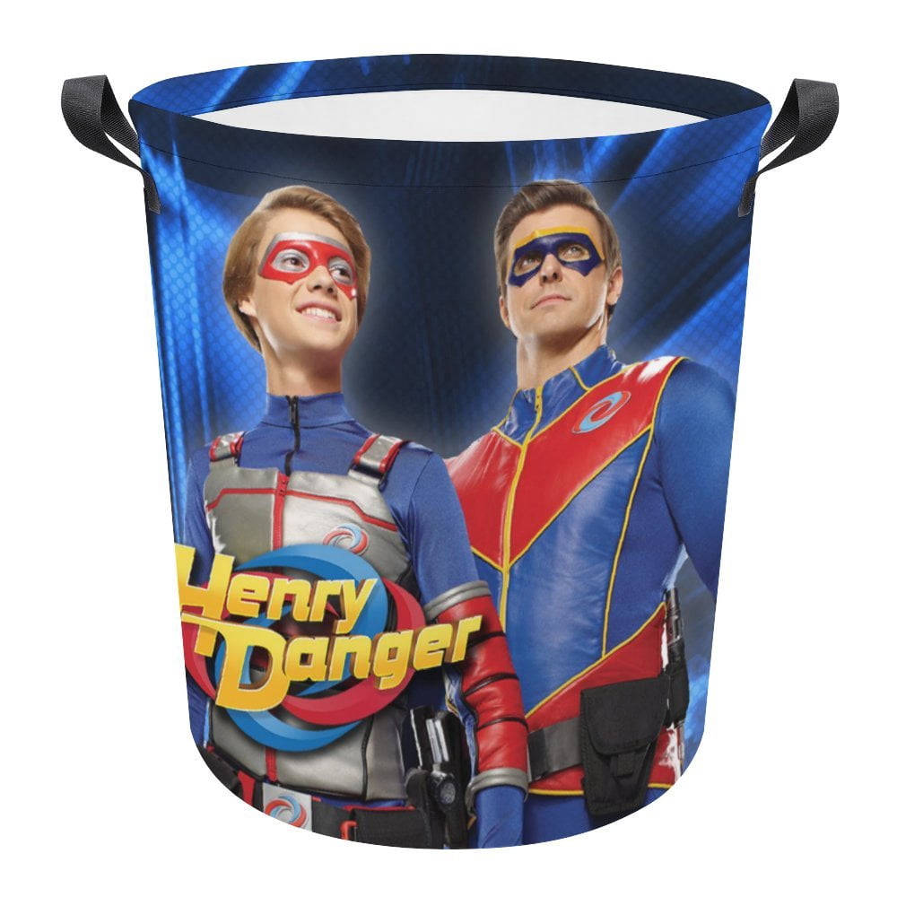 Henry Danger Season 3 Circular Laundry Hamper Foldable Large Storage Baskets Organizer Bin Bag ...