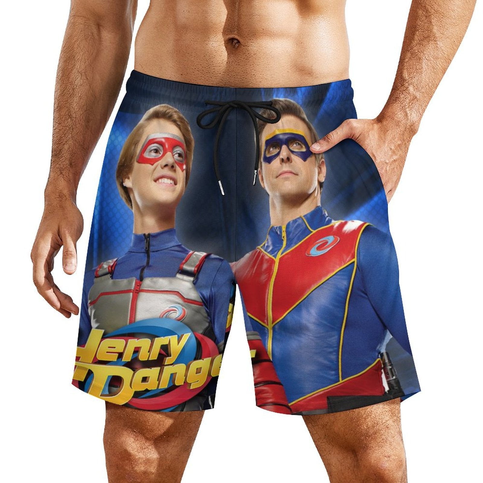 Henry Danger Season 3 Men's Board Shorts Swim Trunks Quick Dry Beach ...