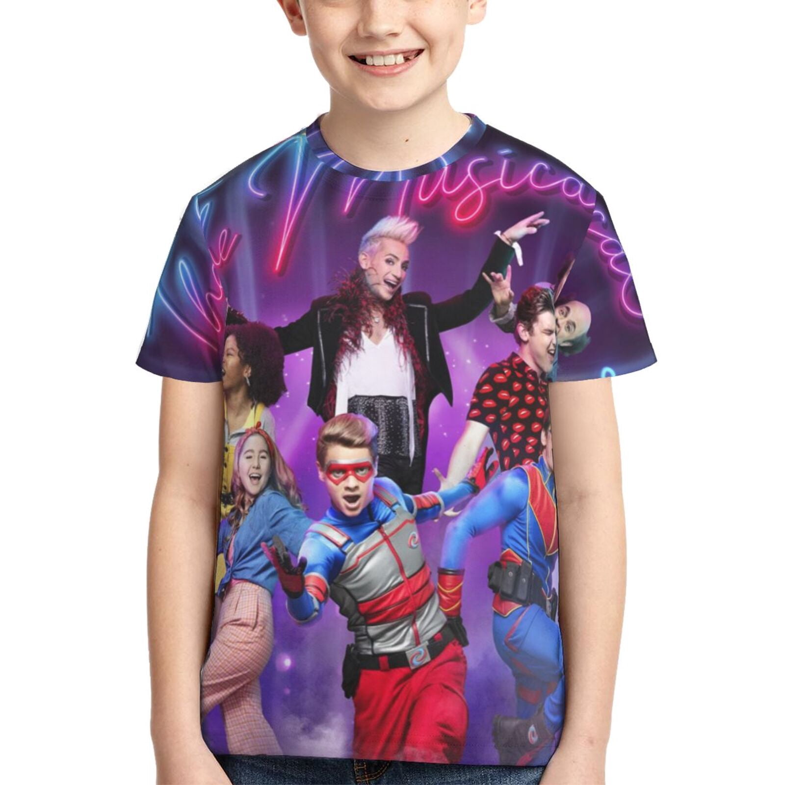 Henry Danger T Shirts 3d Printed Short Sleeve Tee Shirt For Boys Girls ...