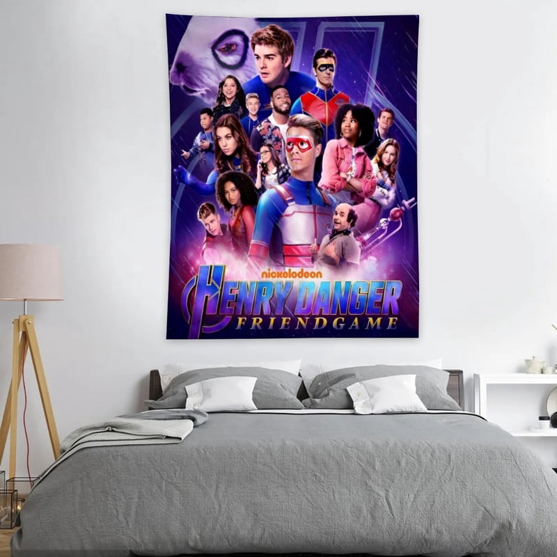 Henry Danger Tapestry Gift Wall Hanging Backdrop for Room Bedroom Girls ...