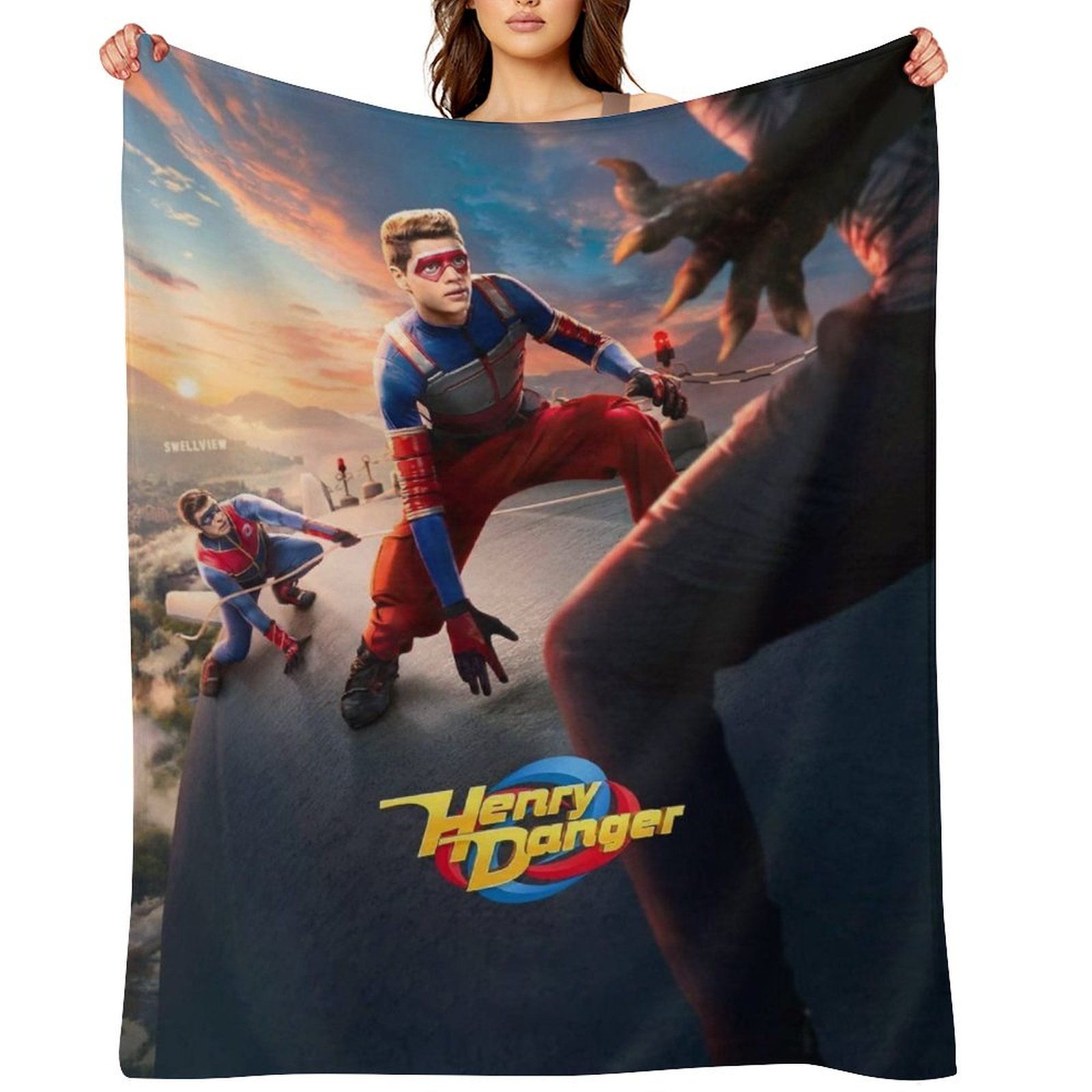 Henry Danger Throw Blanket Soft Cozy Warm College Printing Oversized ...