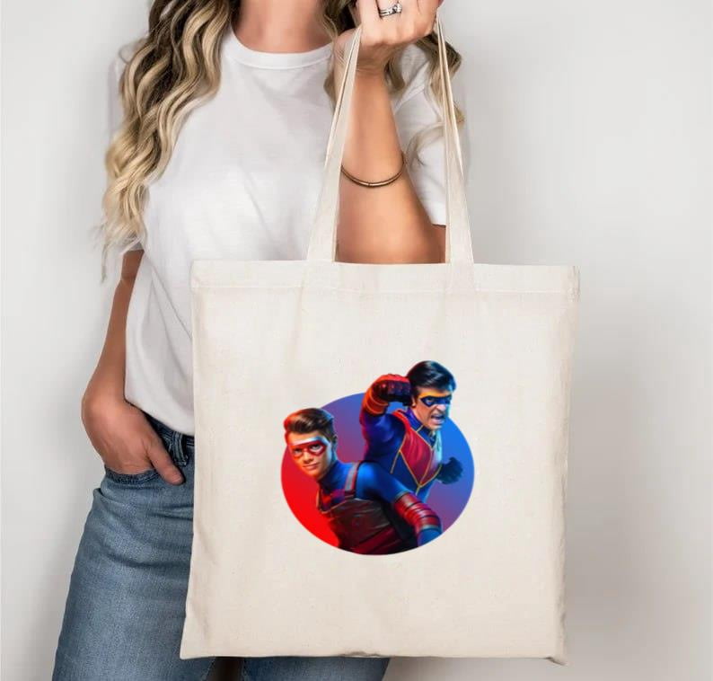 Henry Danger Time Travel Custom Superhero Show Graphic Tote Bag ...