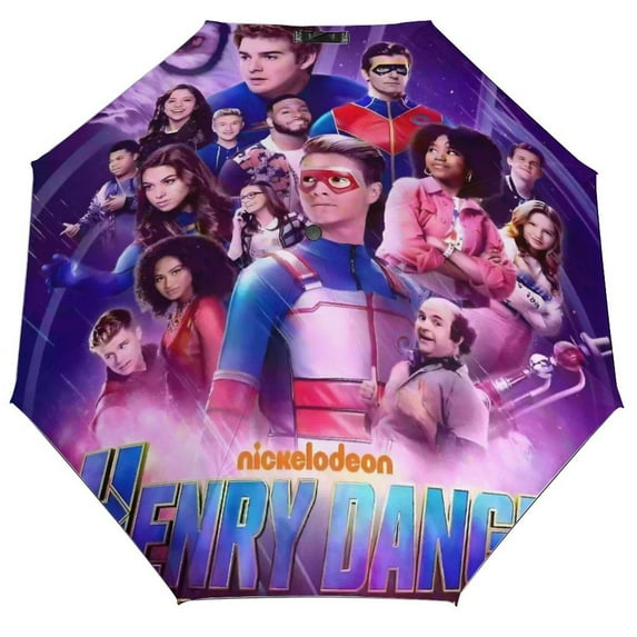 Henry Danger-theme 3 Fold Auto Umbrella sunshade for Outdoor activities ...