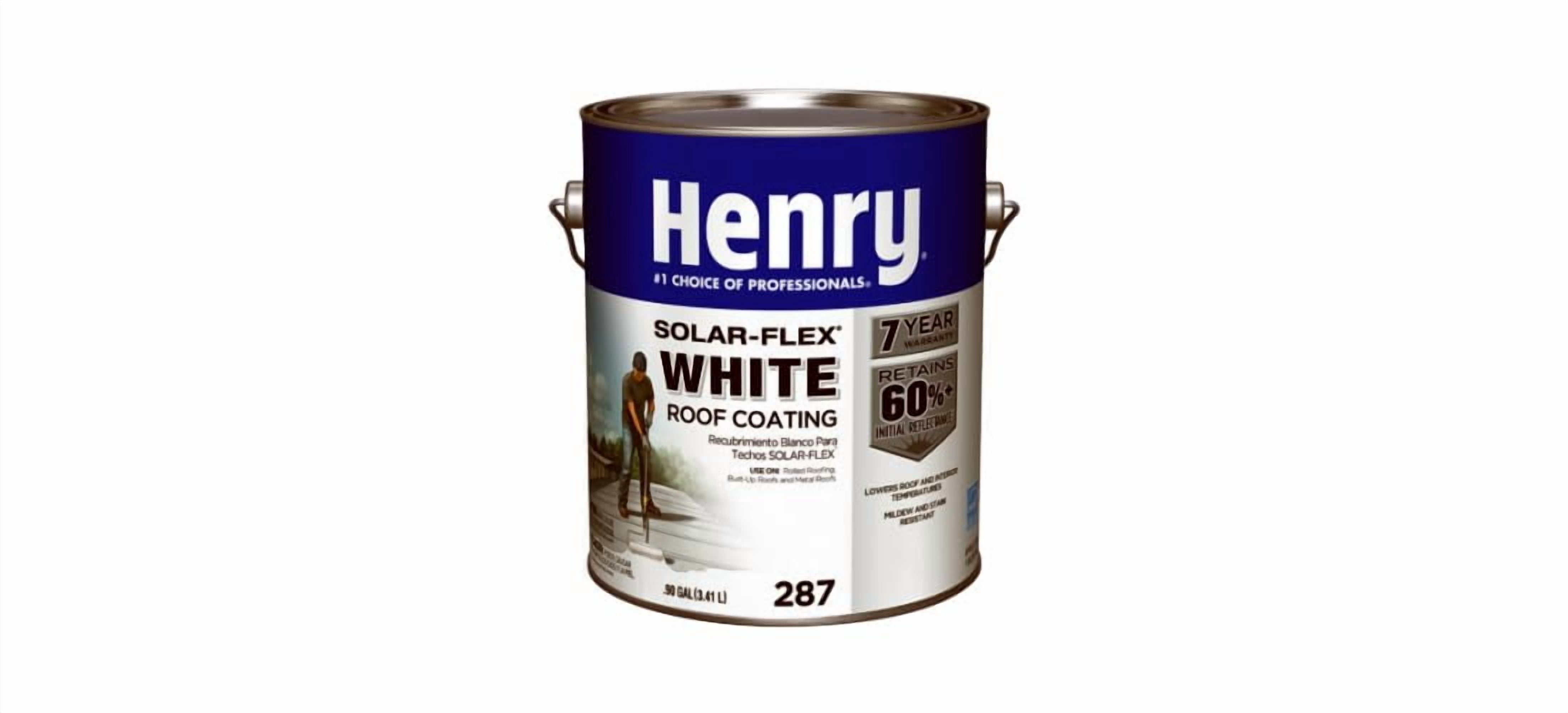 Henry Elastomeric Roof Coating White 1 Gl CA3 - Walmart.com