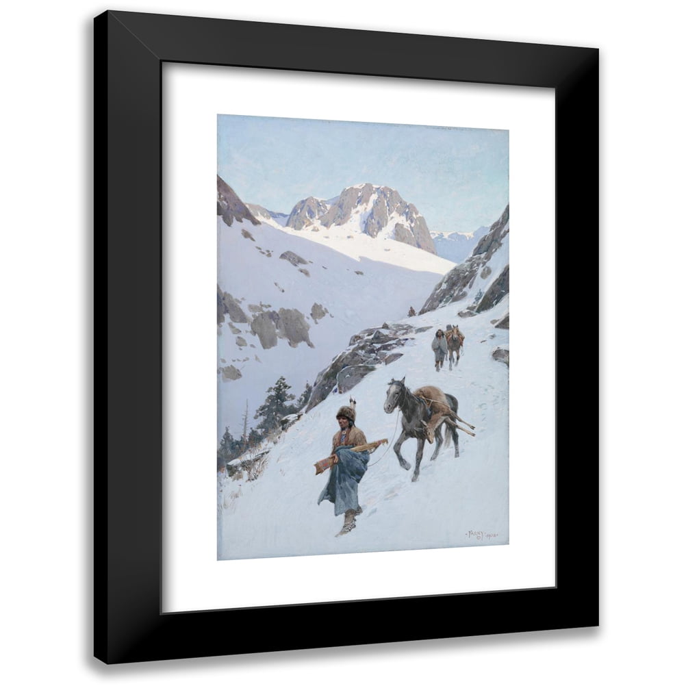 Henry Farny 11x14 Black Modern Framed Museum Art Print Titled - A ...