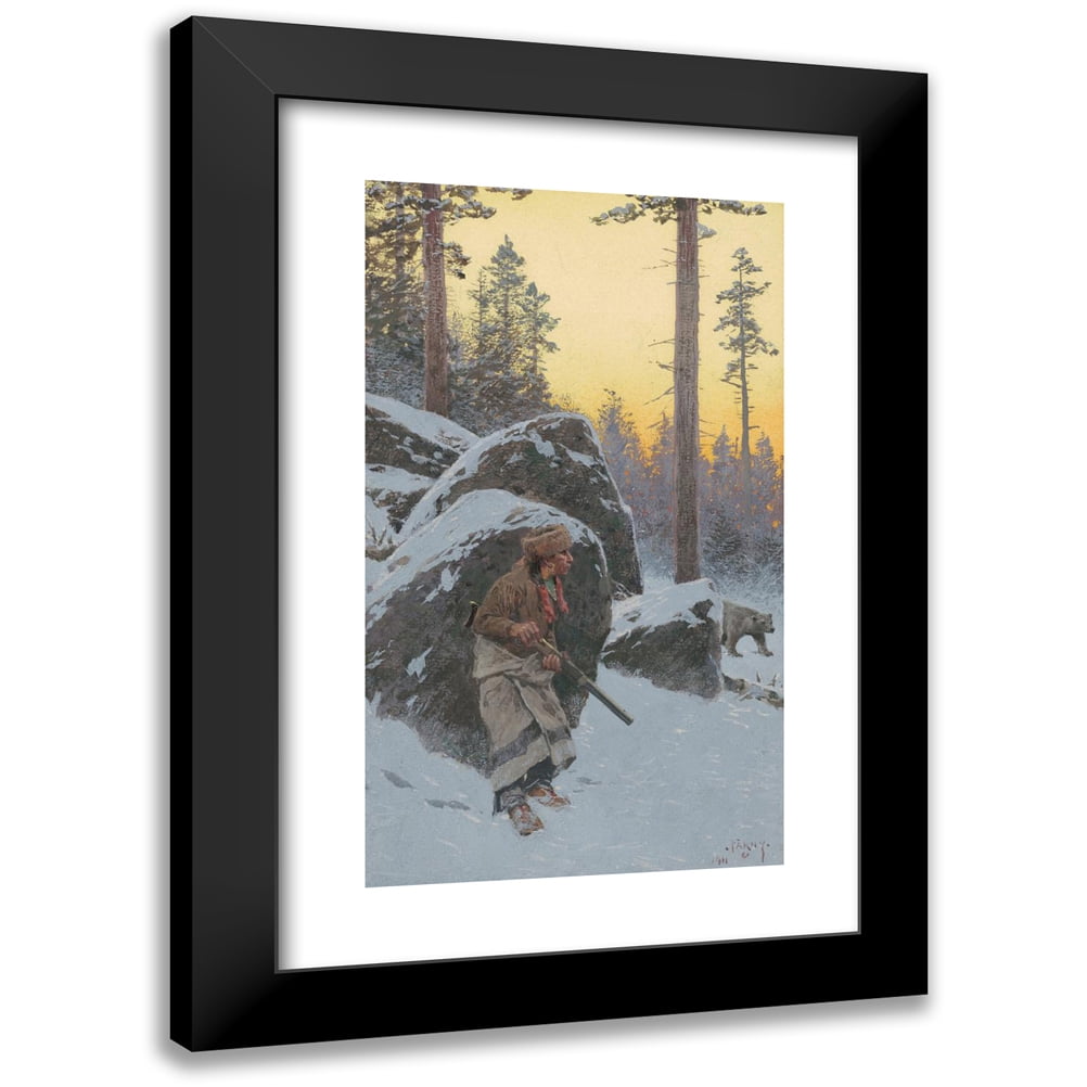 Henry Farny 12x18 Black Modern Framed Museum Art Print Titled - The ...