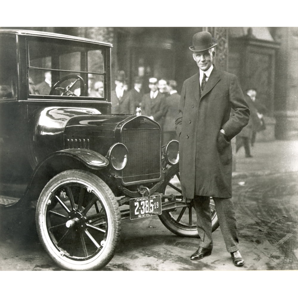 Henry Ford . Namerican Automobile Manufacturer. Photographed With One ...