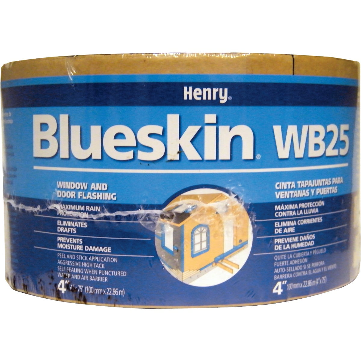 Henry FortiFlash 4 In. x 75 Ft. Window Wrap & Flashing Tape HE010FFR929 ...