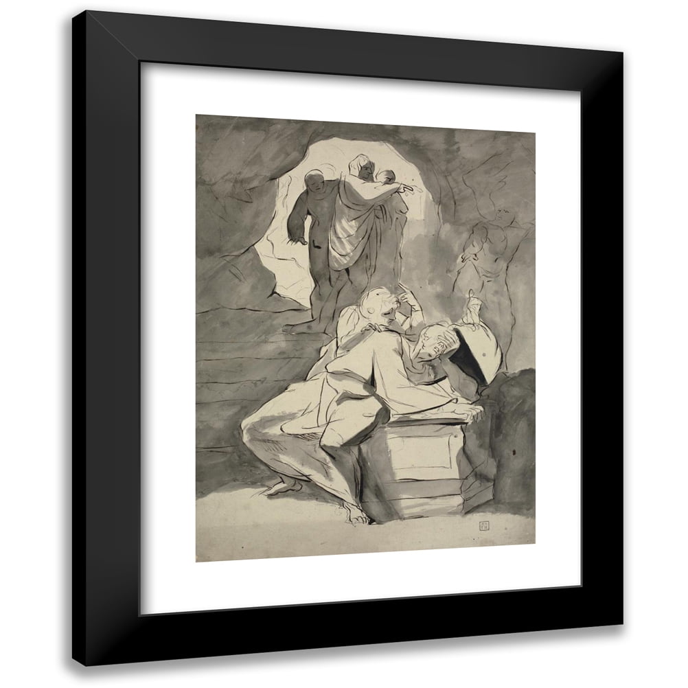 Henry Fuseli 11x14 Black Modern Framed Museum Art Print Titled - A Man ...