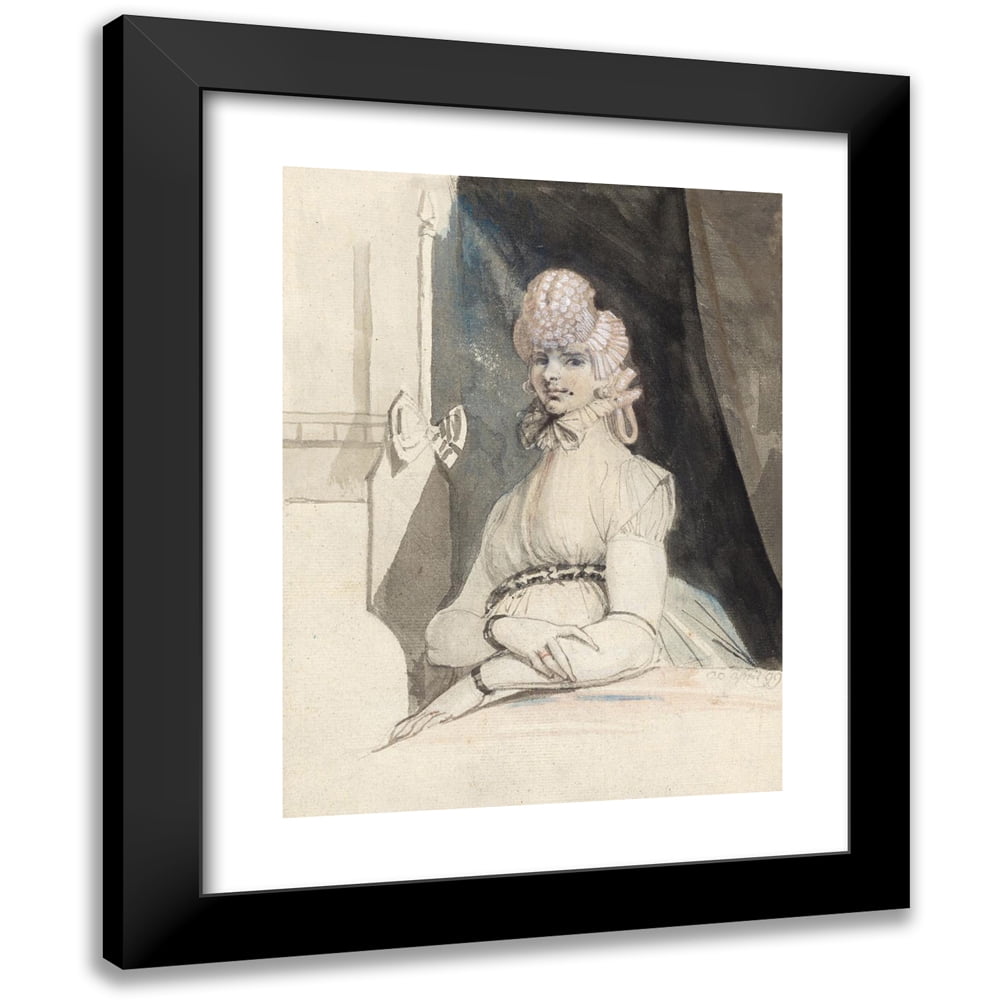 Henry Fuseli 12x14 Black Modern Framed Museum Art Print Titled - Mrs ...