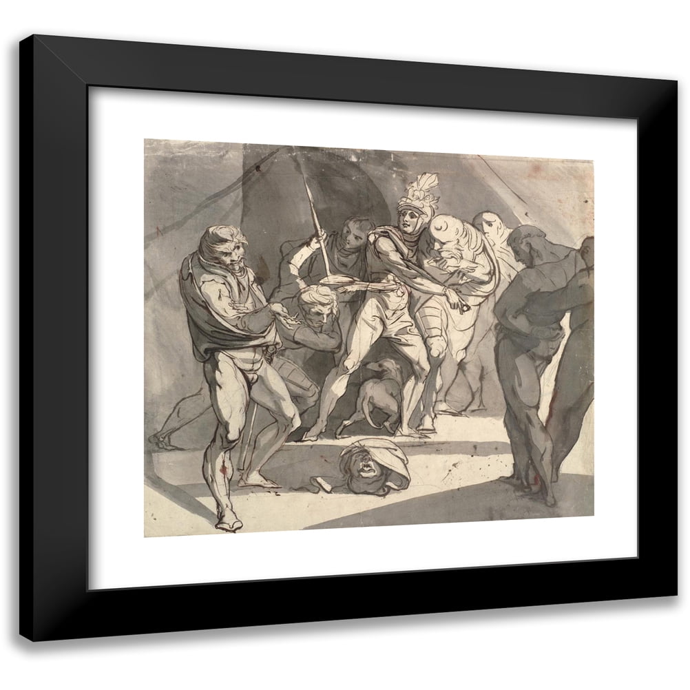 Henry Fuseli 13x12 Black Modern Framed Museum Art Print Titled ...