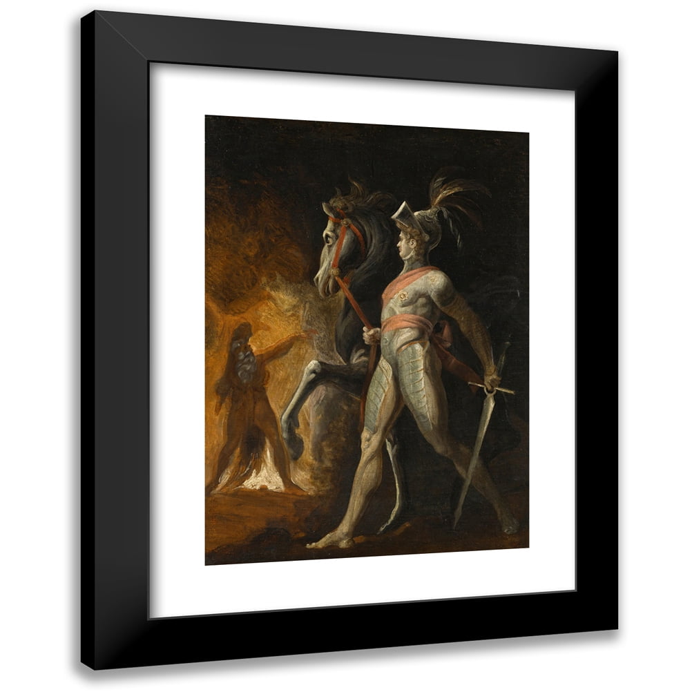 Henry Fuseli 14x18 Black Modern Framed Museum Art Print Titled - The ...