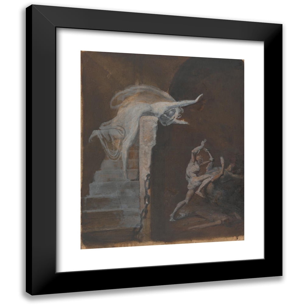 Henry Fuseli 15x18 Black Modern Framed Museum Art Print Titled ...