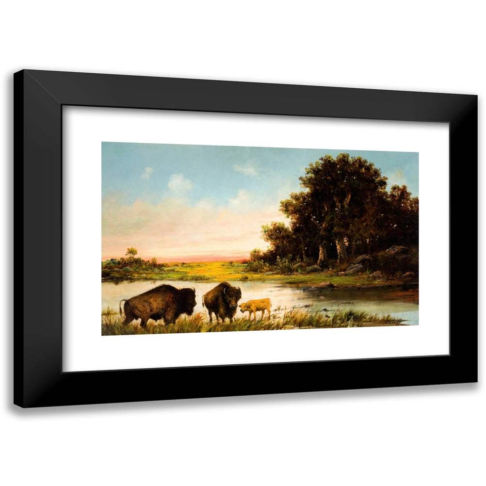 Henry Herman Cross 24x16 Black Modern Framed Museum Art Print Titled ...