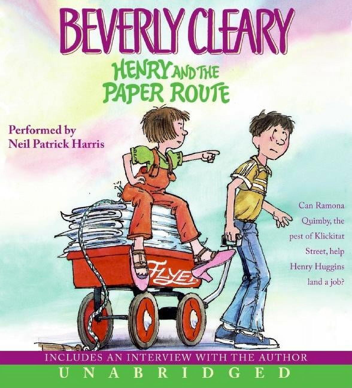 Henry Huggins Henry and the Paper Route CD, Book 4, (Audiobook ...