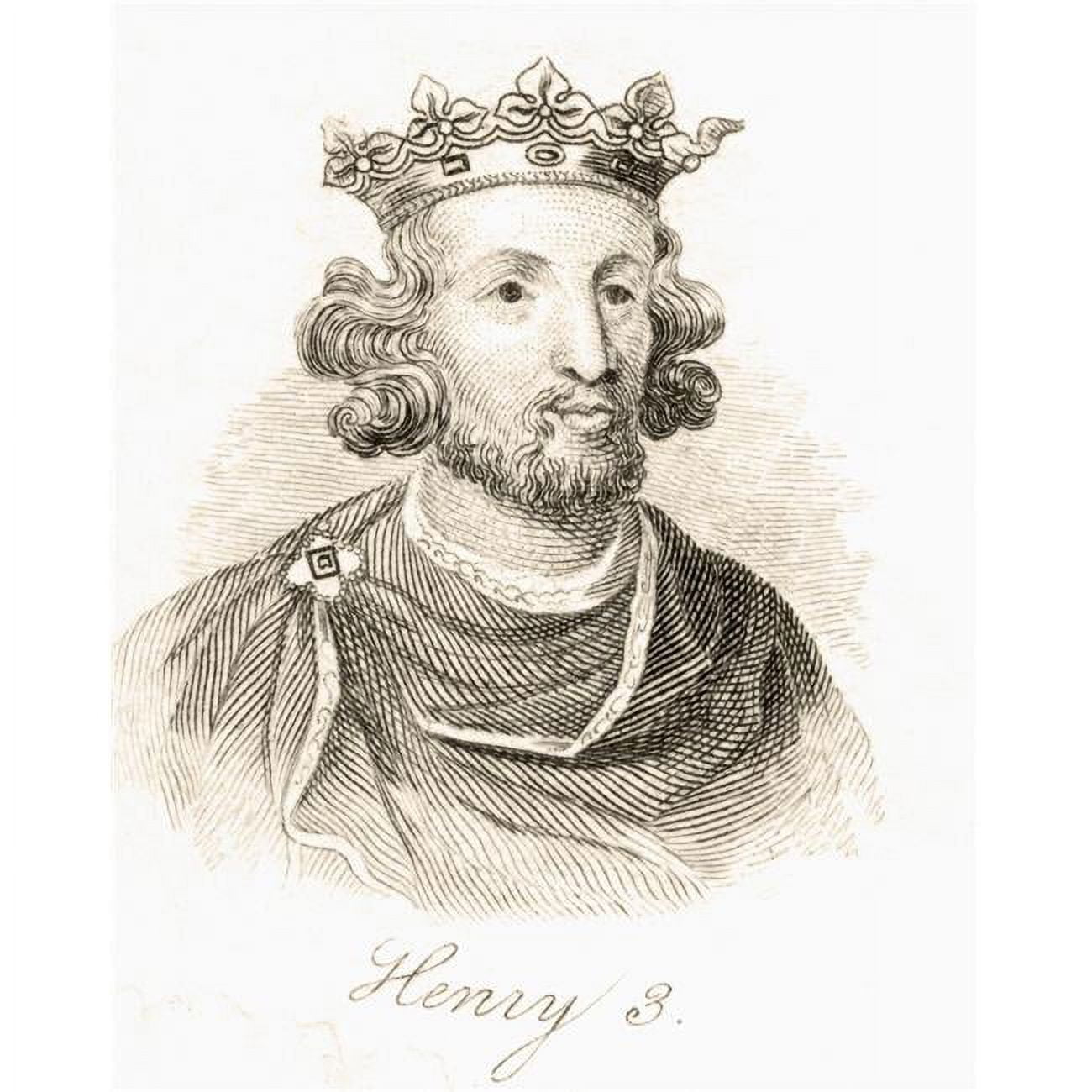 Henry III of England 1207-1272 King of England From The Book Crabbs ...