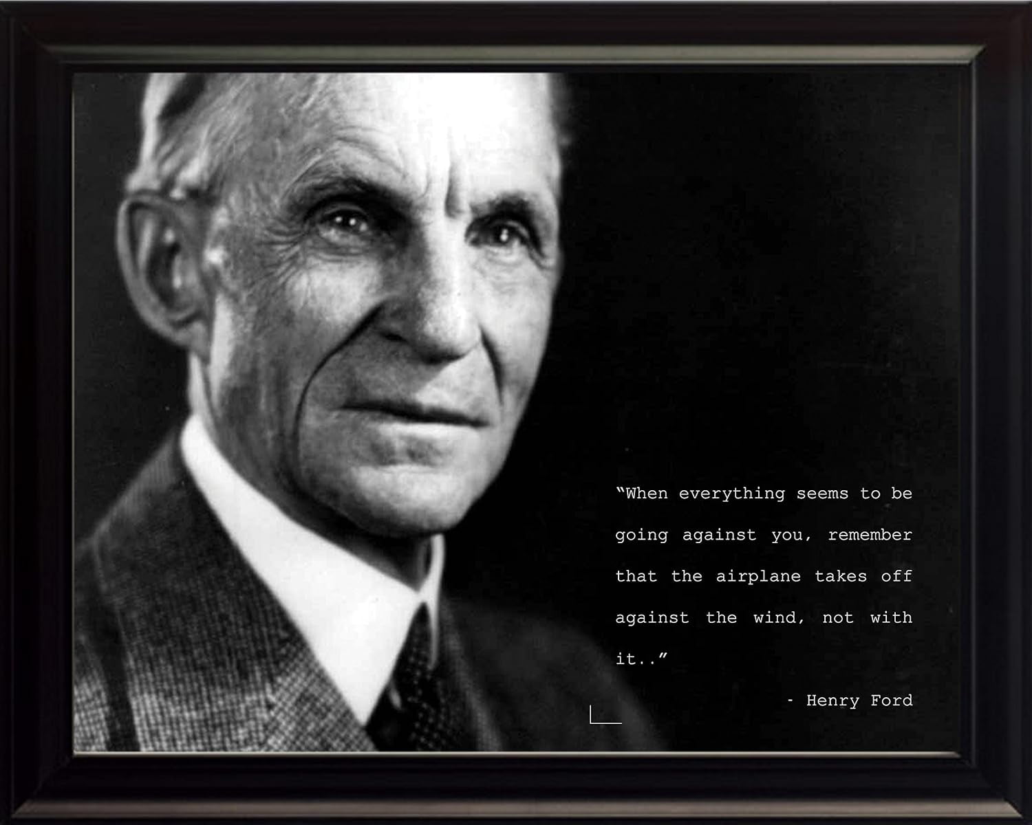 Henry Inspirational Quote - When everything seems to be going against ...