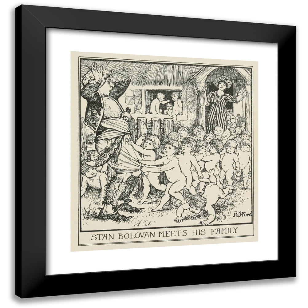 Henry Justice Ford 12x13 Black Modern Framed Museum Art Print Titled ...