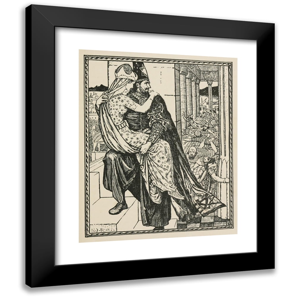 Henry Justice Ford 12x14 Black Modern Framed Museum Art Print Titled ...