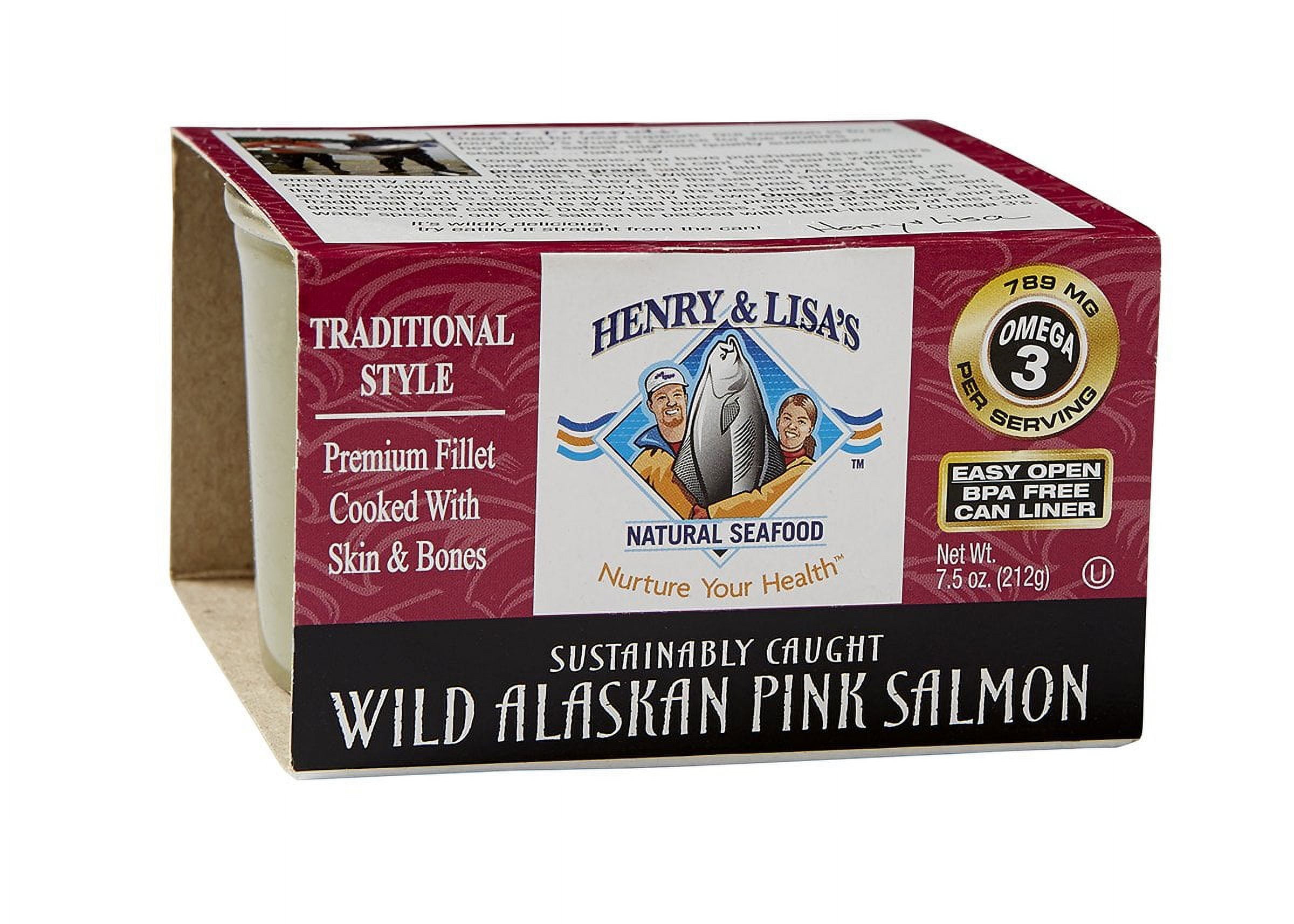 Henry & Lisa's Natural Seafood Traditional Style Wild Alaskan Pink ...