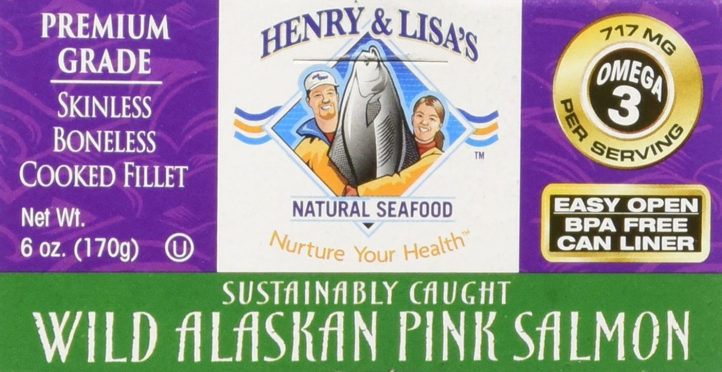 Henry & Lisa's Wilk Alaskan Pink Salmon, 6 oz (Pack of 12) - Walmart.com