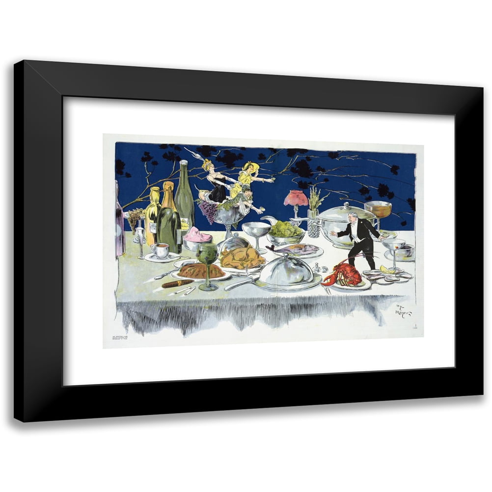 Henry Mayer 14x11 Black Modern Framed Museum Art Print Titled - On the ...