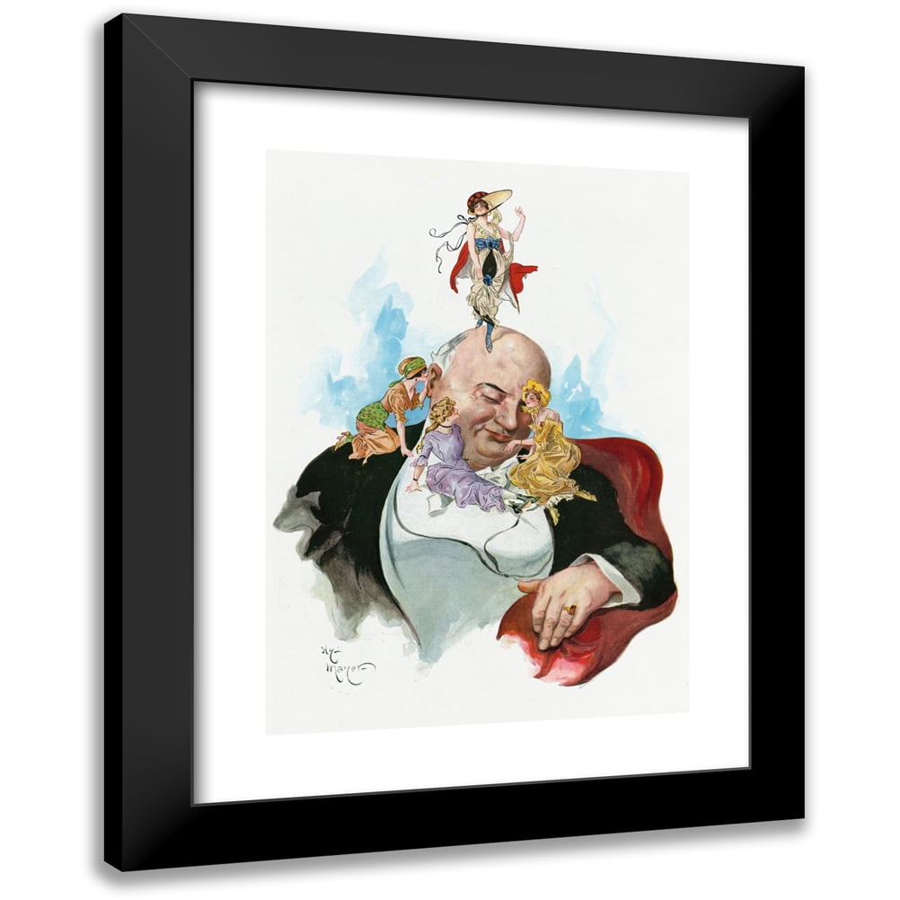 Henry Mayer 14x18 Black Modern Framed Museum Art Print Titled ...