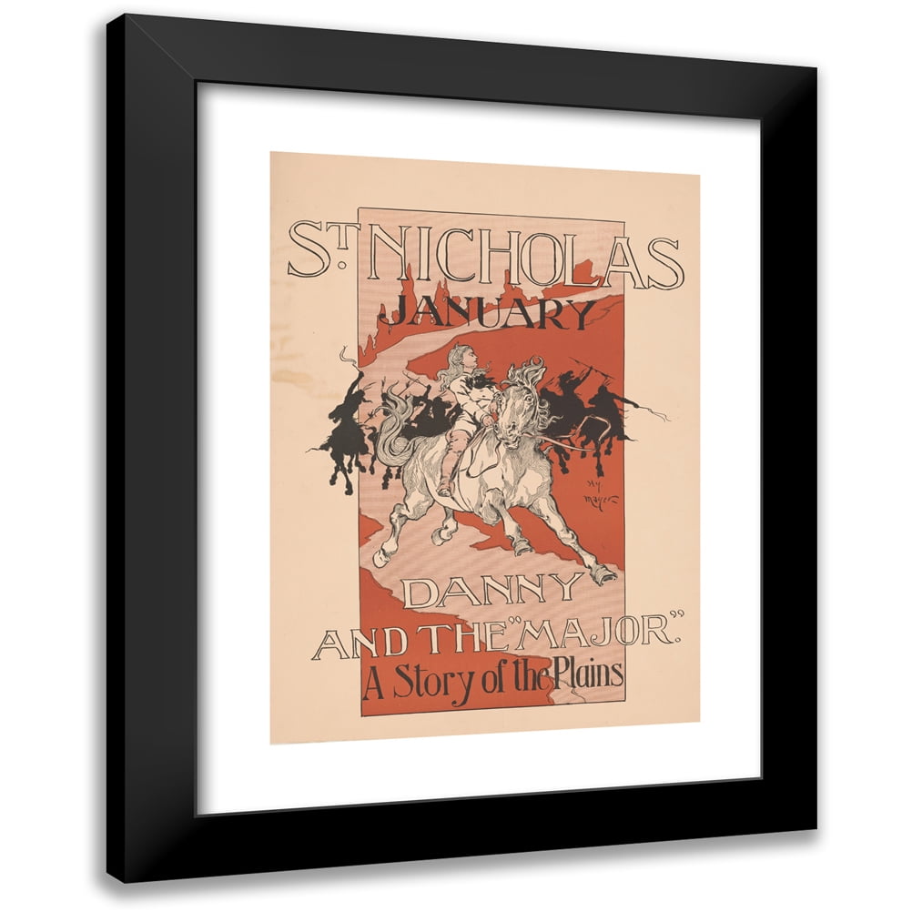 Henry Mayer 14x18 Black Modern Framed Museum Art Print Titled - St ...