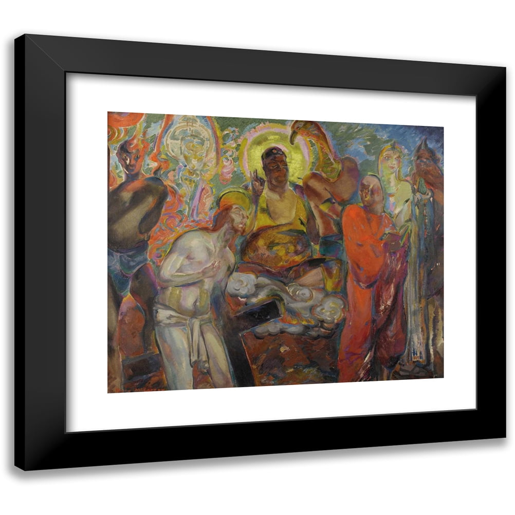 Henry McCarter 17x15 Black Modern Framed Museum Art Print Titled - Men's Gods (circa 1923 ...