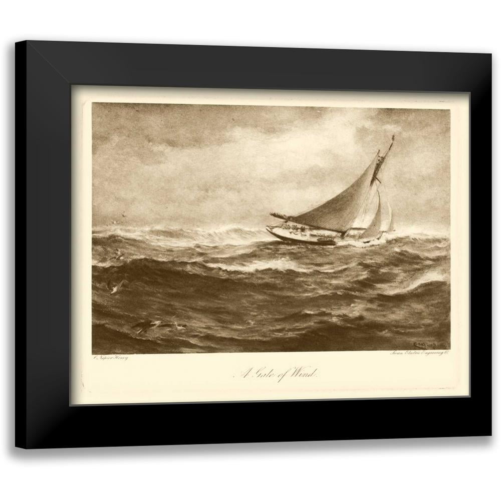 Henry, Napier 24x20 Black Modern Framed Museum Art Print Titled - A ...