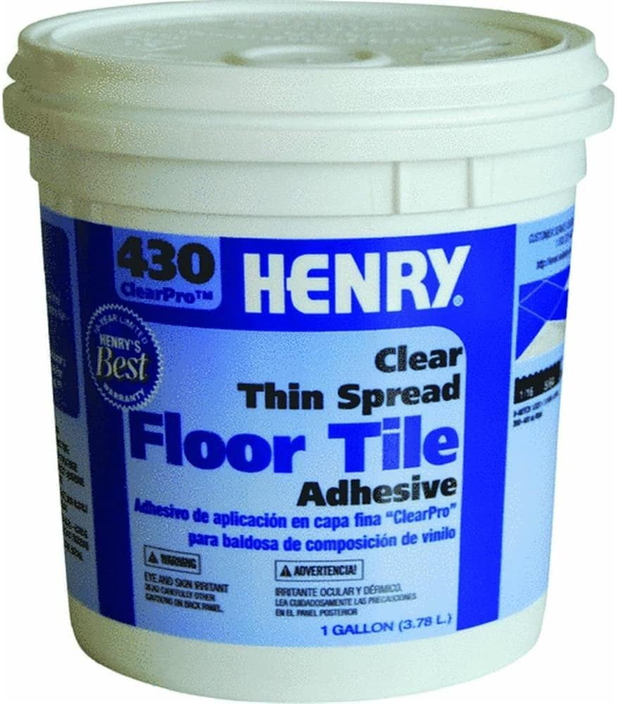 Henry 430 ClearPro Premium Thin-Spread Adhesive for Vinyl Composition ...