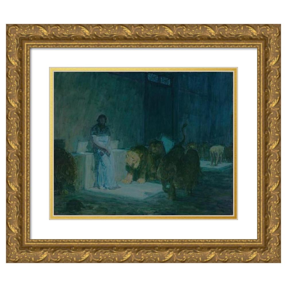 Henry Ossawa Tanner 17x15 Gold Ornate Wood Frame and Double Matted ...