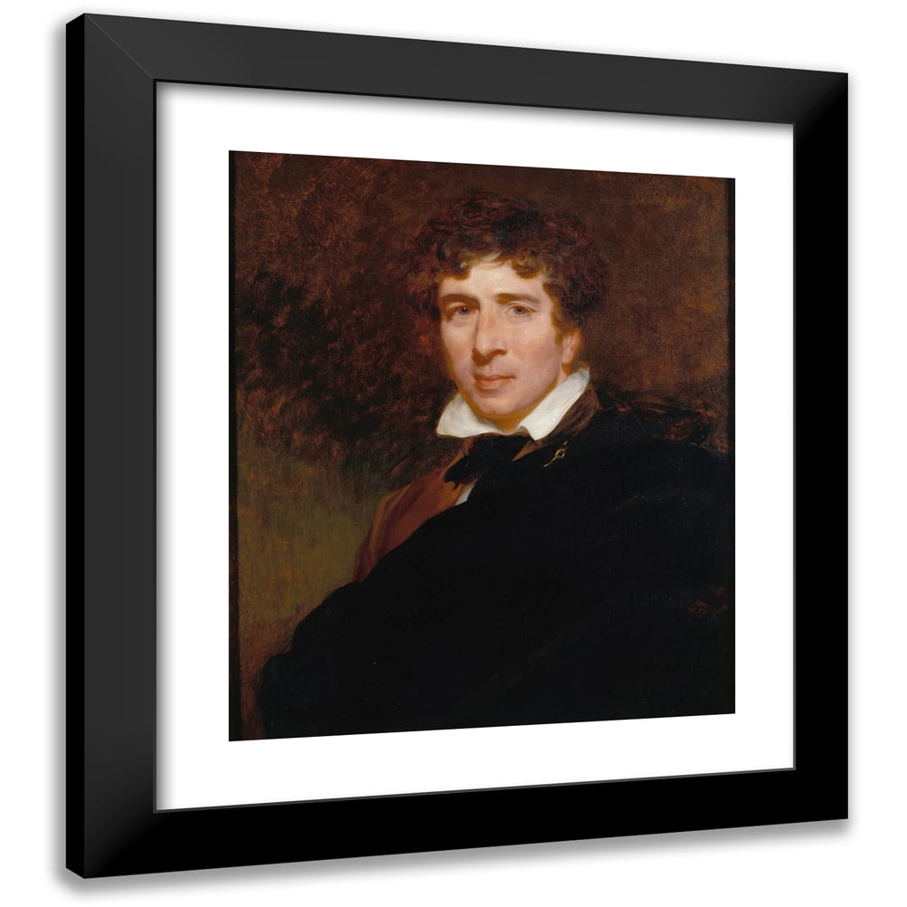 Henry Perronet Briggs 12x14 Black Modern Framed Museum Art Print Titled ...