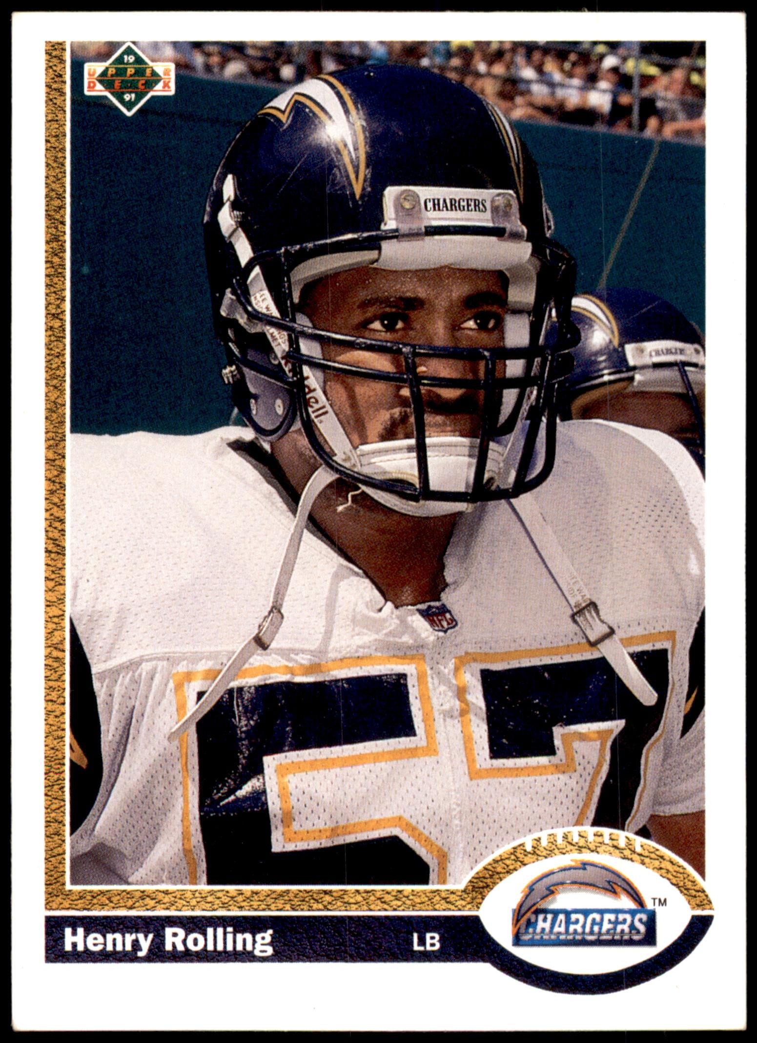Henry Rolling #593 1991 Upper Deck - Walmart.com