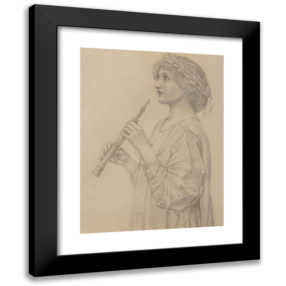 Henry Ryland 12x14 Black Modern Framed Museum Art Print Titled - Study ...