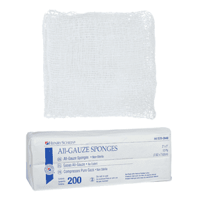McKesson Sterile Cotton Wound Dressings 2x2 Inch, 8-Ply Gauze Sponges ...