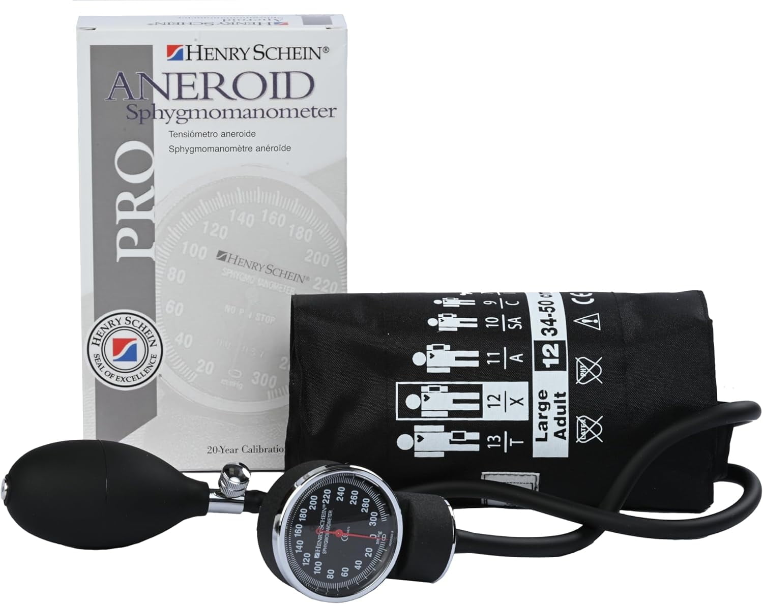 Henry Schein Adjustable Cuff Blood Pressure Monitor, Upper Arm, 1 Count ...