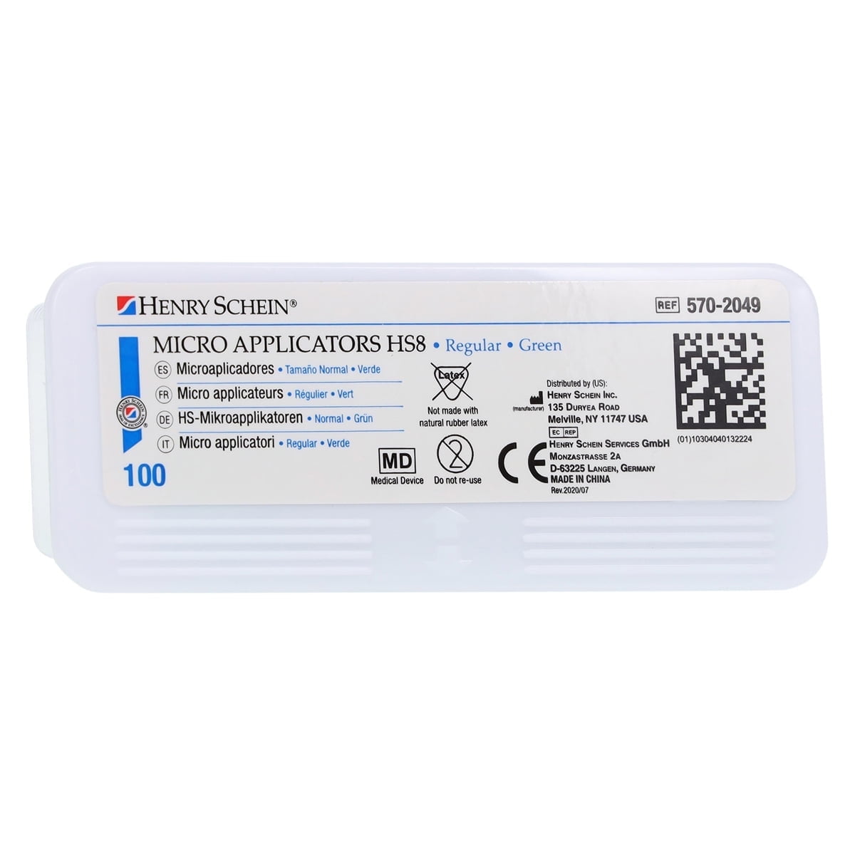 Henry Schein Bendable Micro Cotton Swabs, Fine Tip, Disposable, Latex ...