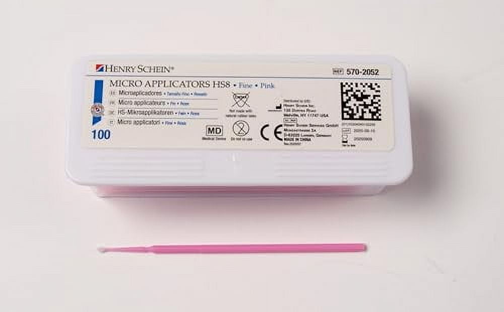 Henry Schein Bendable Micro Applicator, Fine Tip, Disposable, Bendable ...