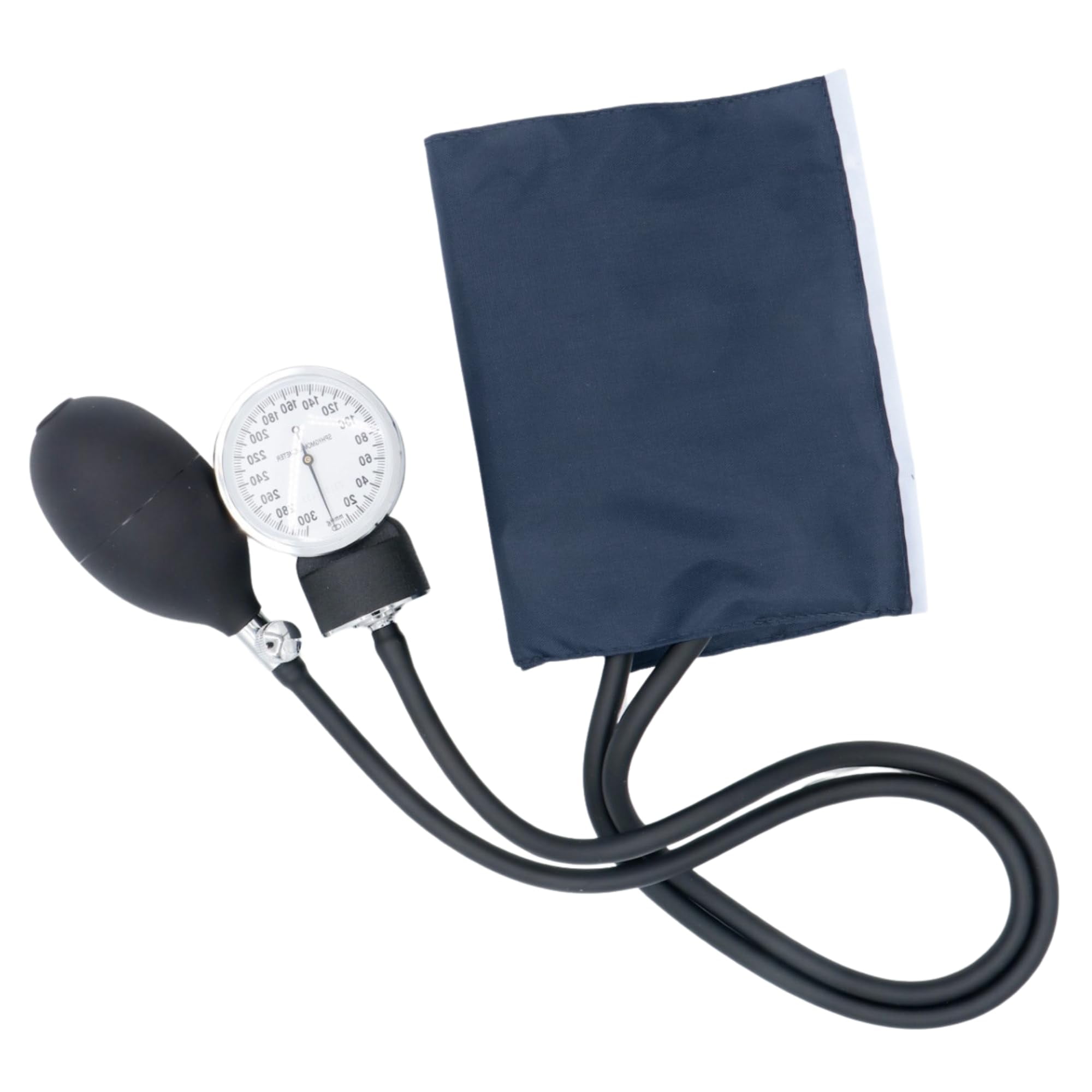 Adult Pro Aneroid Sphygmomanometer – Size 11 Navy Blue Cuff, Manual ...