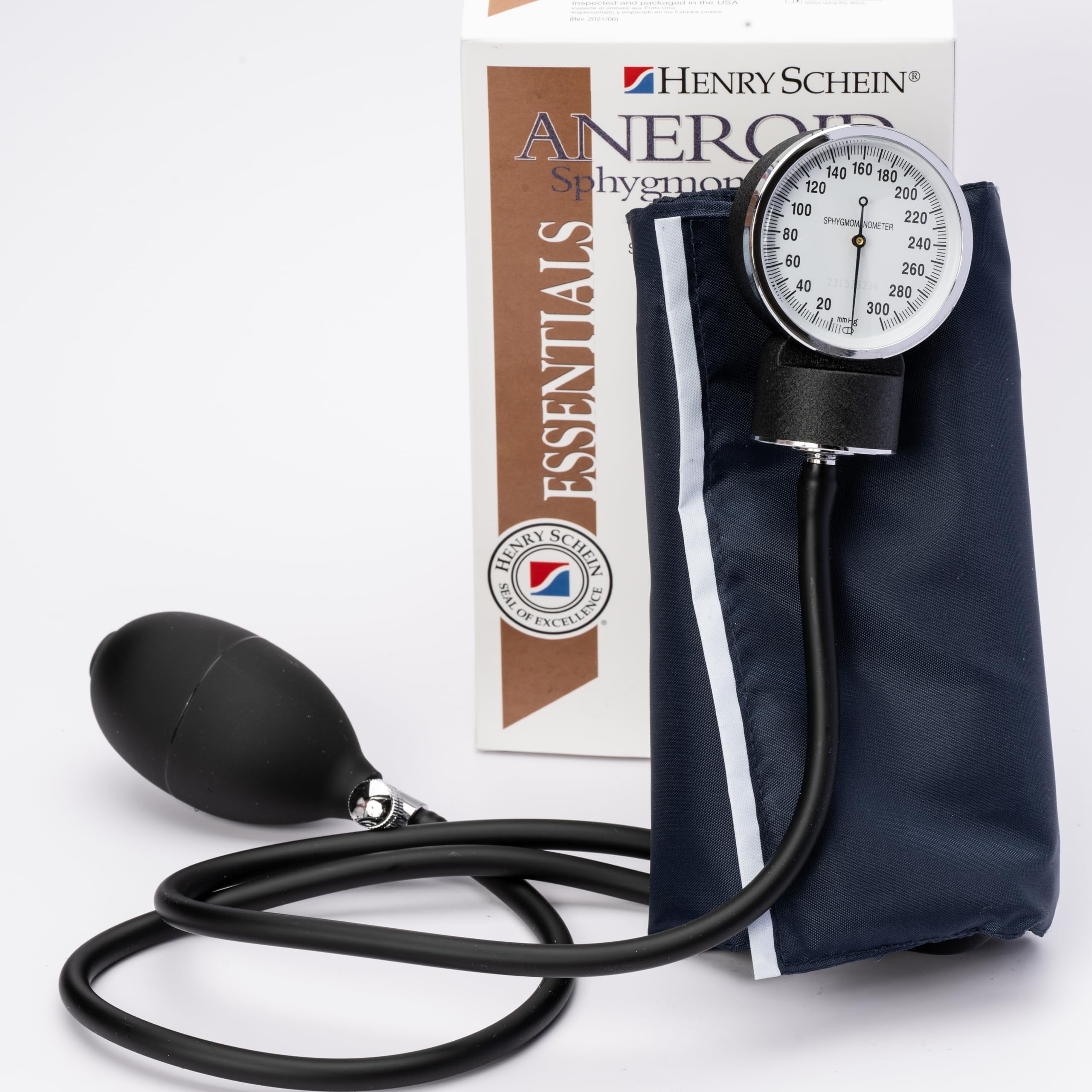 Henry Schein Essentials Economy Aneroid Sphygmomanometer-Large Adult ...