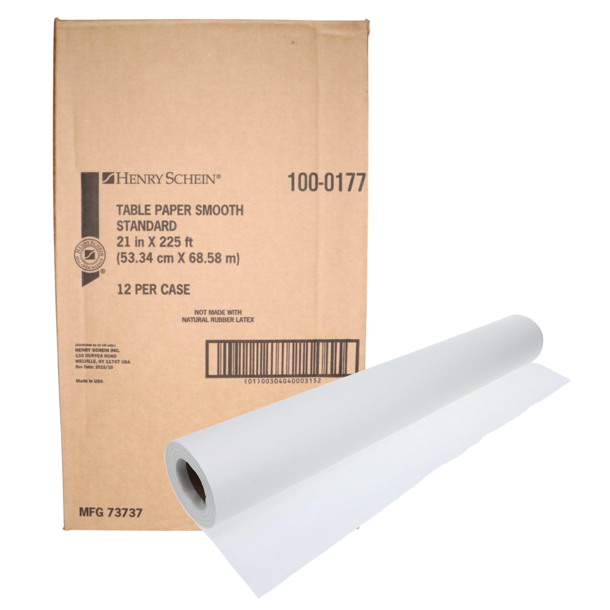 Henry Schein Exam Table Paper, 12 Rolls/Case, 21"x225", Smooth Standard ...