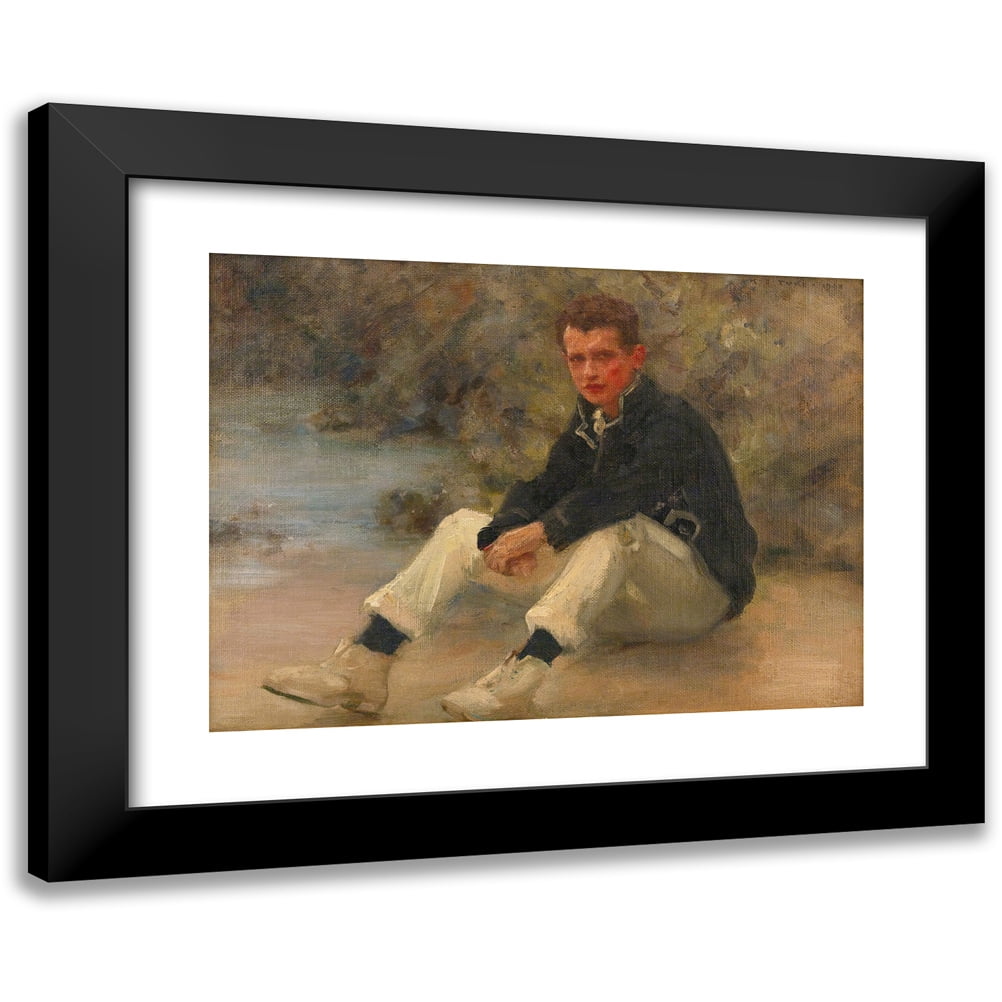 Henry Scott Tuke 14x11 Black Modern Framed Museum Art Print Titled - A ...