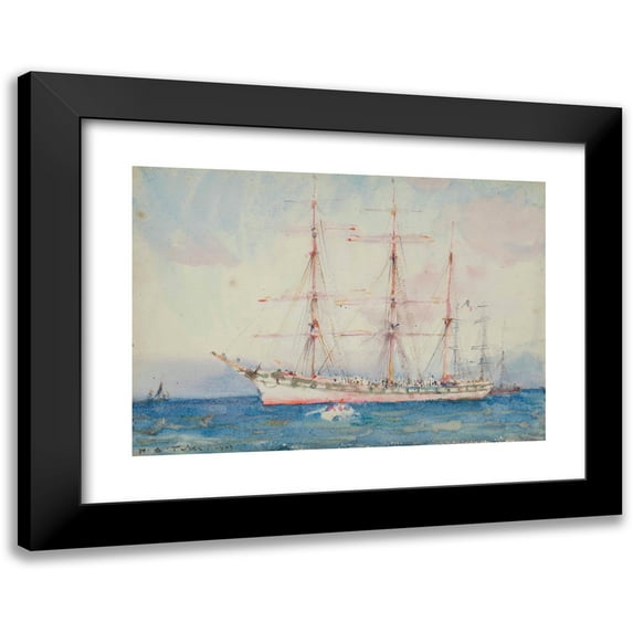 Henry Scott Tuke 14x11 Black Modern Framed Museum Art Print Titled ...