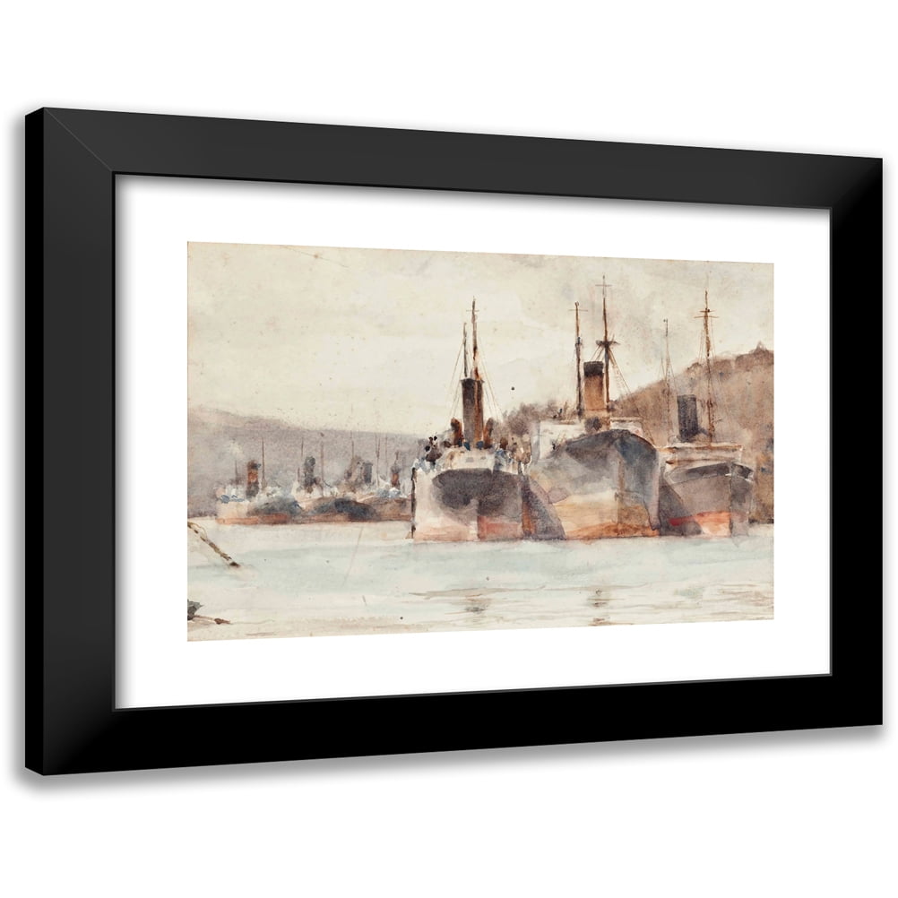 Henry Scott Tuke 14x11 Black Modern Framed Museum Art Print Titled ...