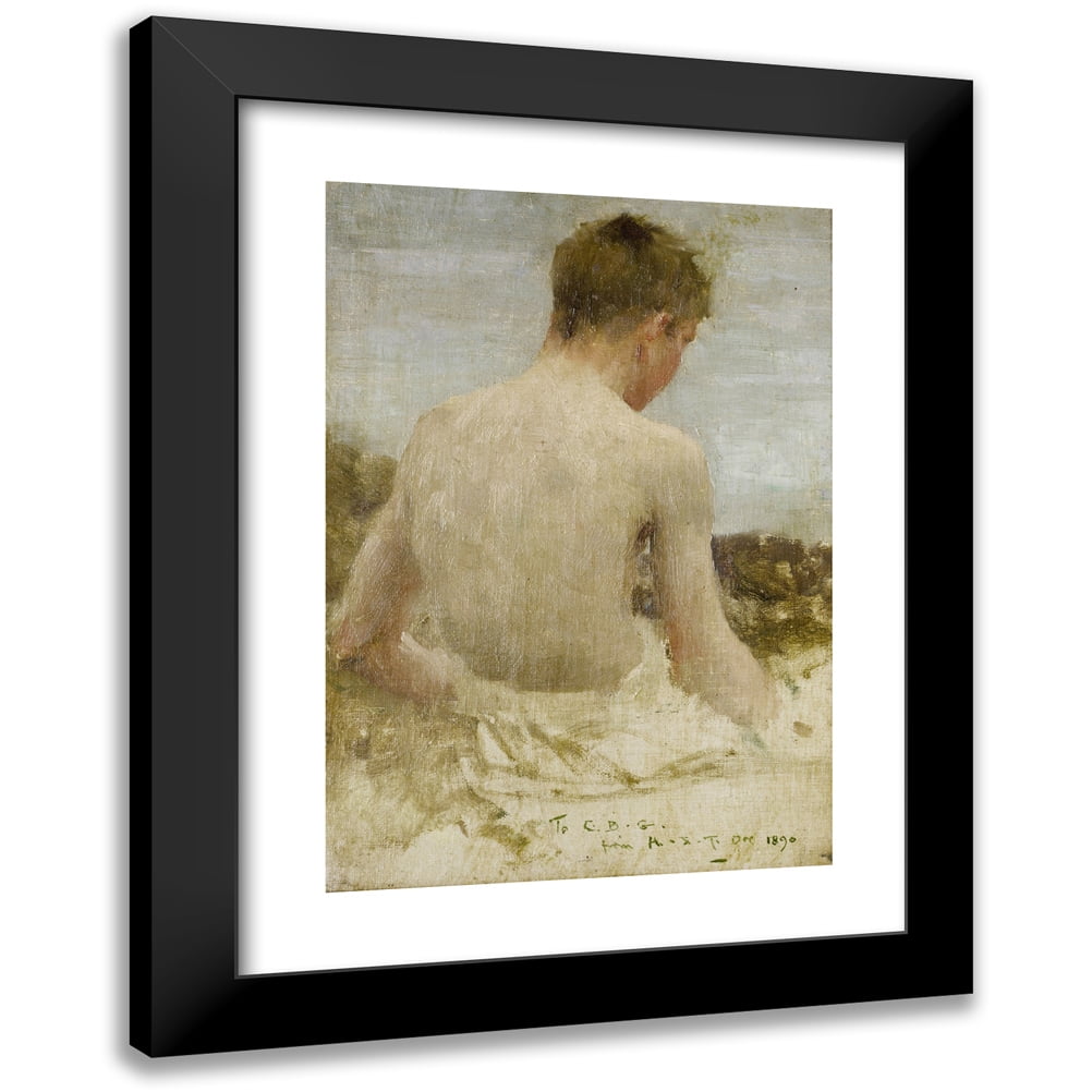Henry Scott Tuke 14x18 Black Modern Framed Museum Art Print Titled ...