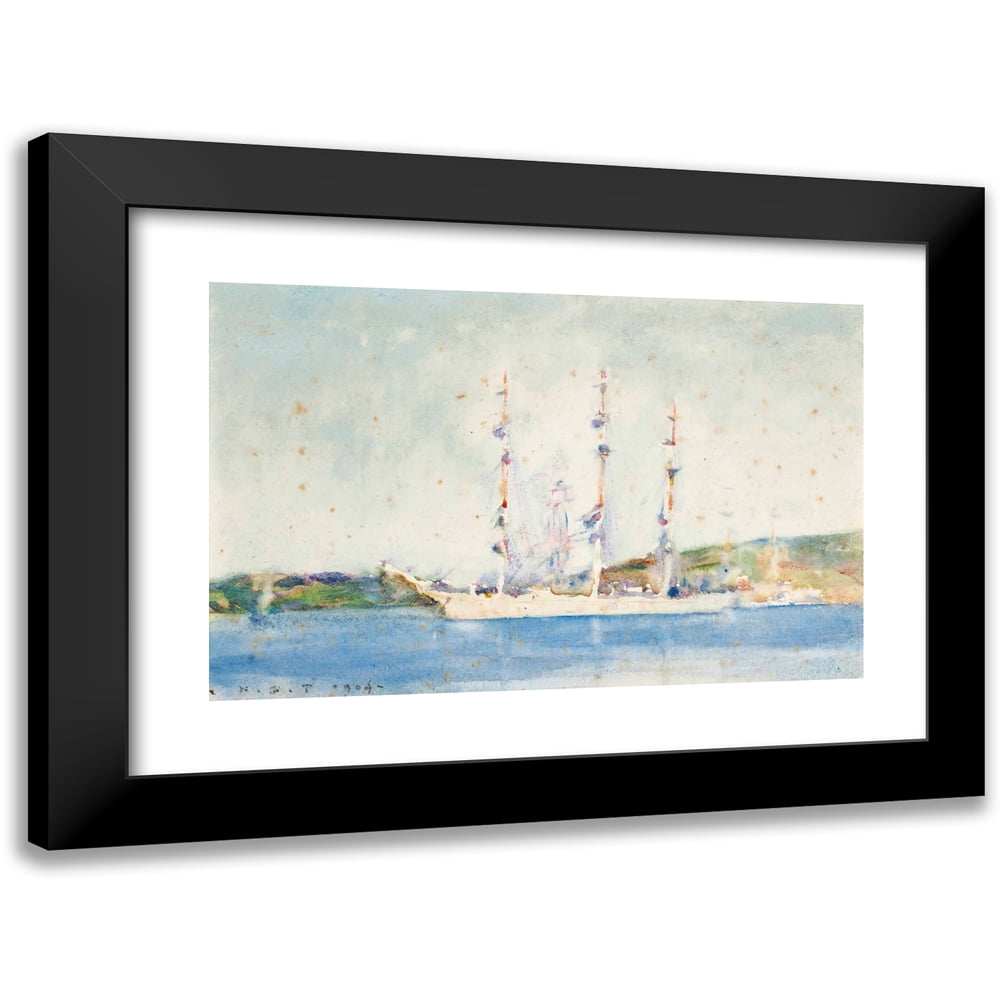 Henry Scott Tuke 18x13 Black Modern Framed Museum Art Print Titled - A ...